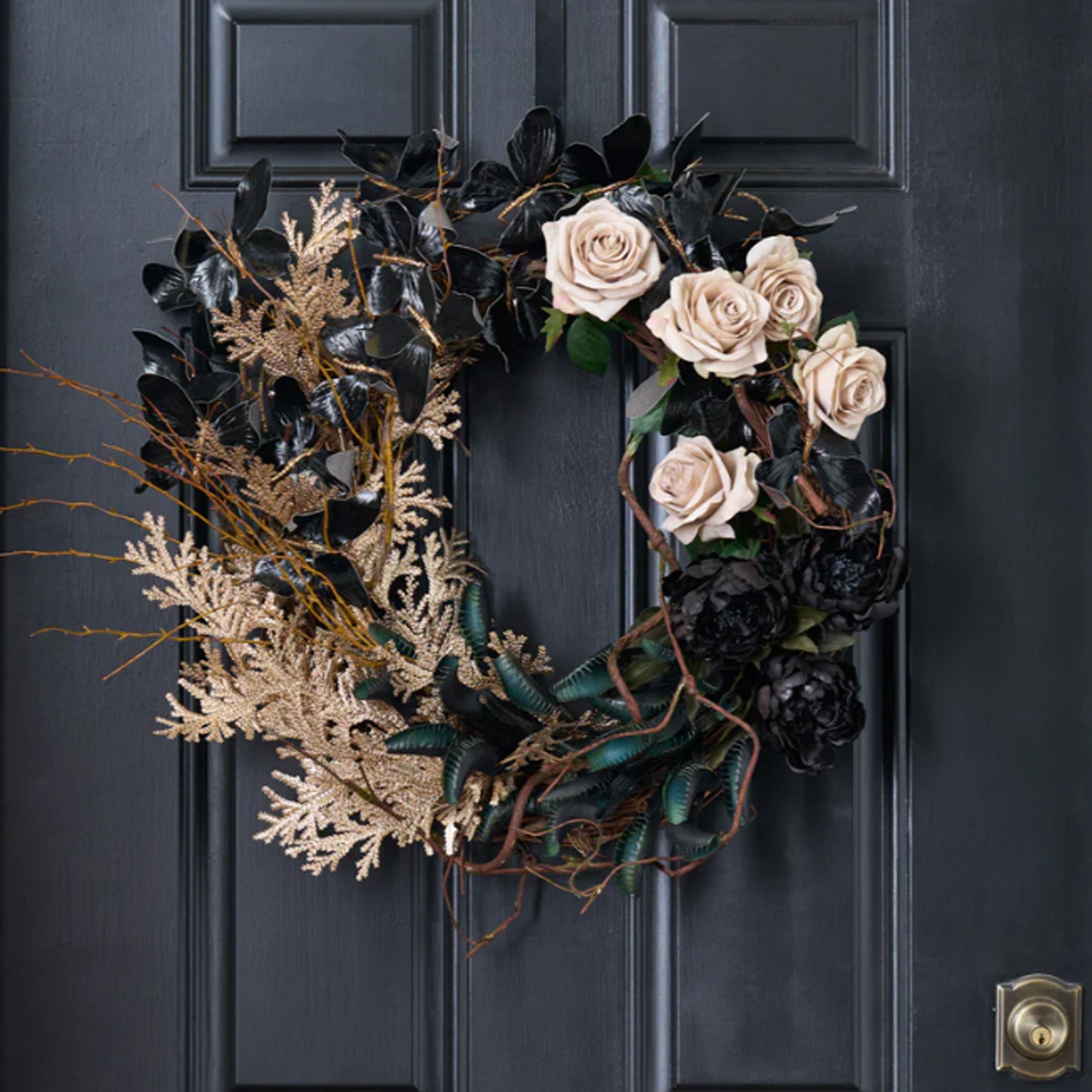 Strange Halloween Door Wreath