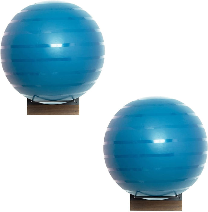 Wall Mounted Exercise Ball Holder, Gym Yoga Studio Storage Display Rac ...