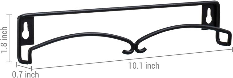 Wall Mounted Black Metal Wire Holder for Vinyl Records Showcase, Hangi ...