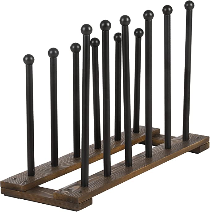 Modern Black Metal Freestanding Boot Rack Organizer, Shoe Storage Rack ...