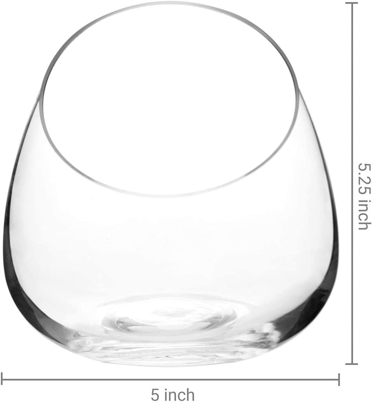 Modern Clear Glass Display Bowls, Plant Vases, Votive Candle Holder, D ...