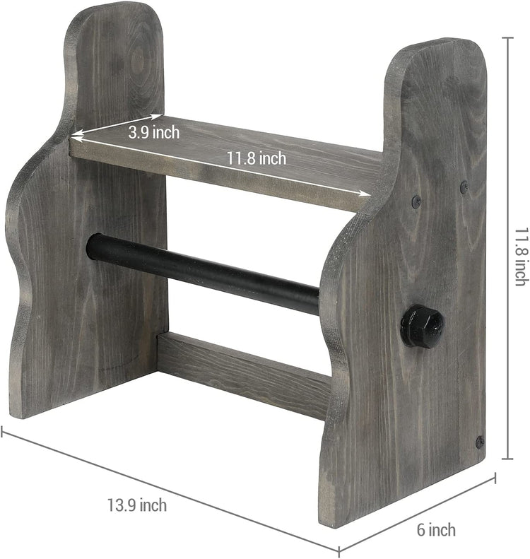 Magazine Holder Teacher Mail Gray Wood Crate Style Mail Sorter Box With ...