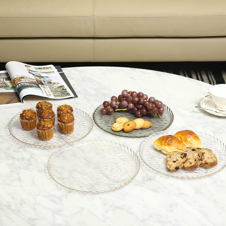 Transparent Glass Dinner Set