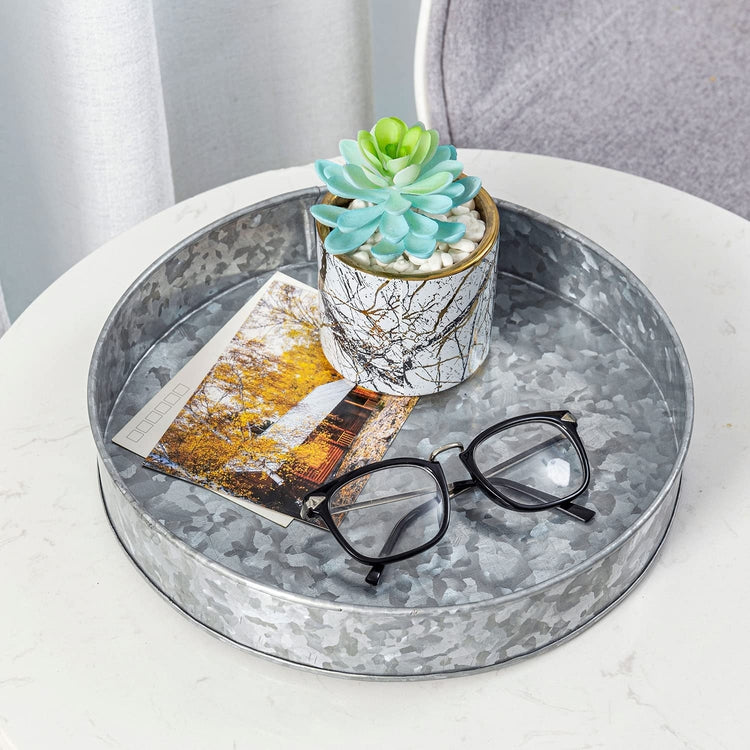 Large Round Serving Tray
