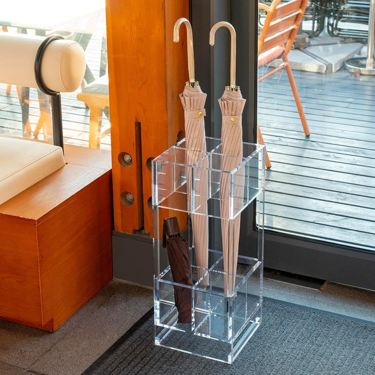 Freestanding Clear Acrylic Umbrella Holder Rack, Umbrella Container fo ...