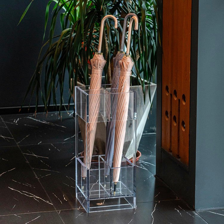 Freestanding Clear Acrylic Umbrella Holder Rack, Umbrella Container fo ...