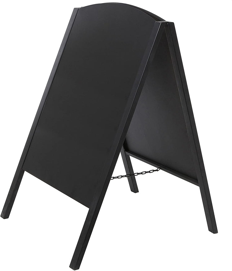 Black Metal Large A-Frame Erasable Chalkboard Sign – MyGift