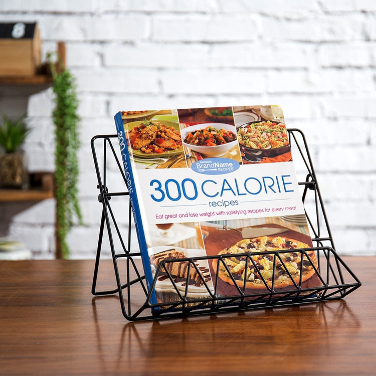 Black Metal Countertop Cookbook Stand – MyGift