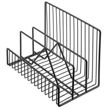 Modern Black Metal Wire Mail Sorter, Geometric Design – MyGift