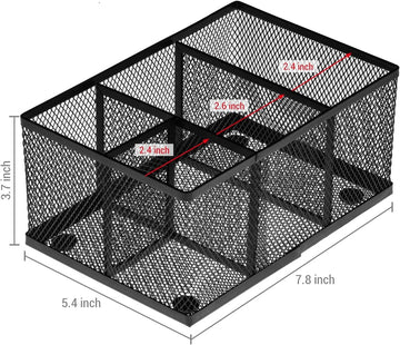 Black Metal Mesh Office Organizer – MyGift