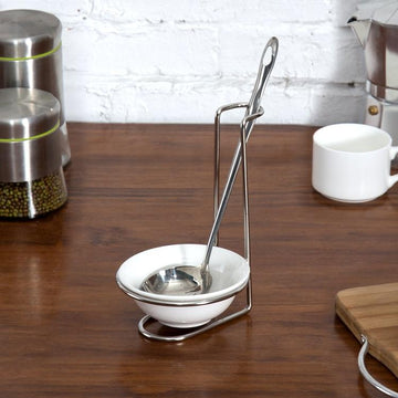 Ladle Holder Chrome Utensil Rest – MyGift