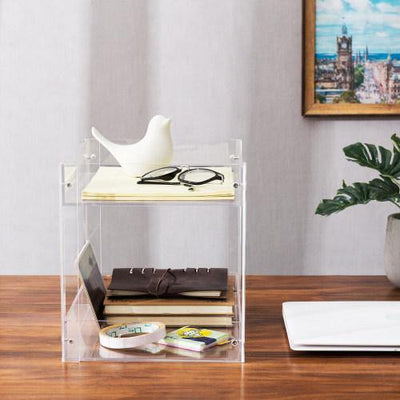Modern Clear Acrylic Desktop File & Document Tray – MyGift