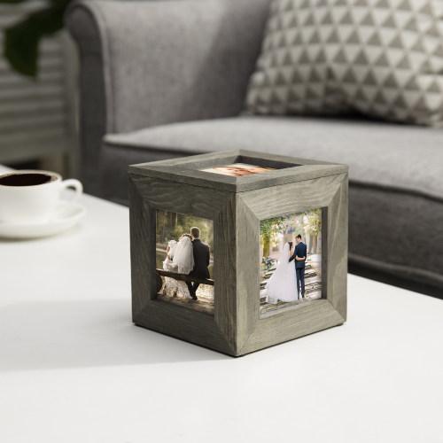 Picture Frame Keepsake Box, Grey Wood – MyGift