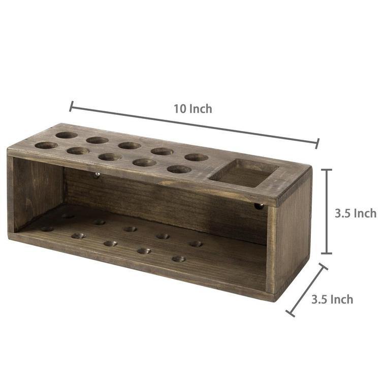 Rustic Wood Dry Erase Marker Holder – MyGift