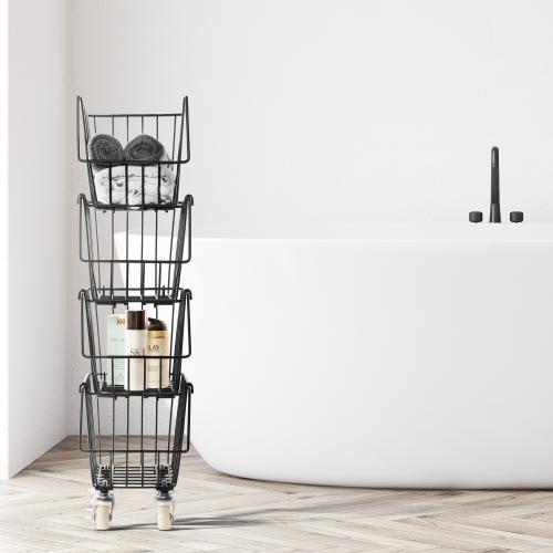 Rolling Stackable Totes