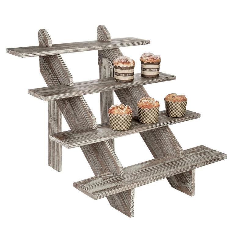Weathered Wood Rustic Retail Display Stand – MyGift