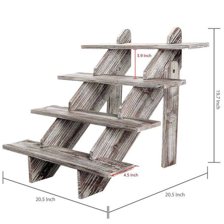 Weathered Wood Rustic Retail Display Stand – MyGift