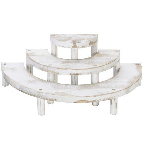 White Washed 3-Tier Retail Display Risers – MyGift